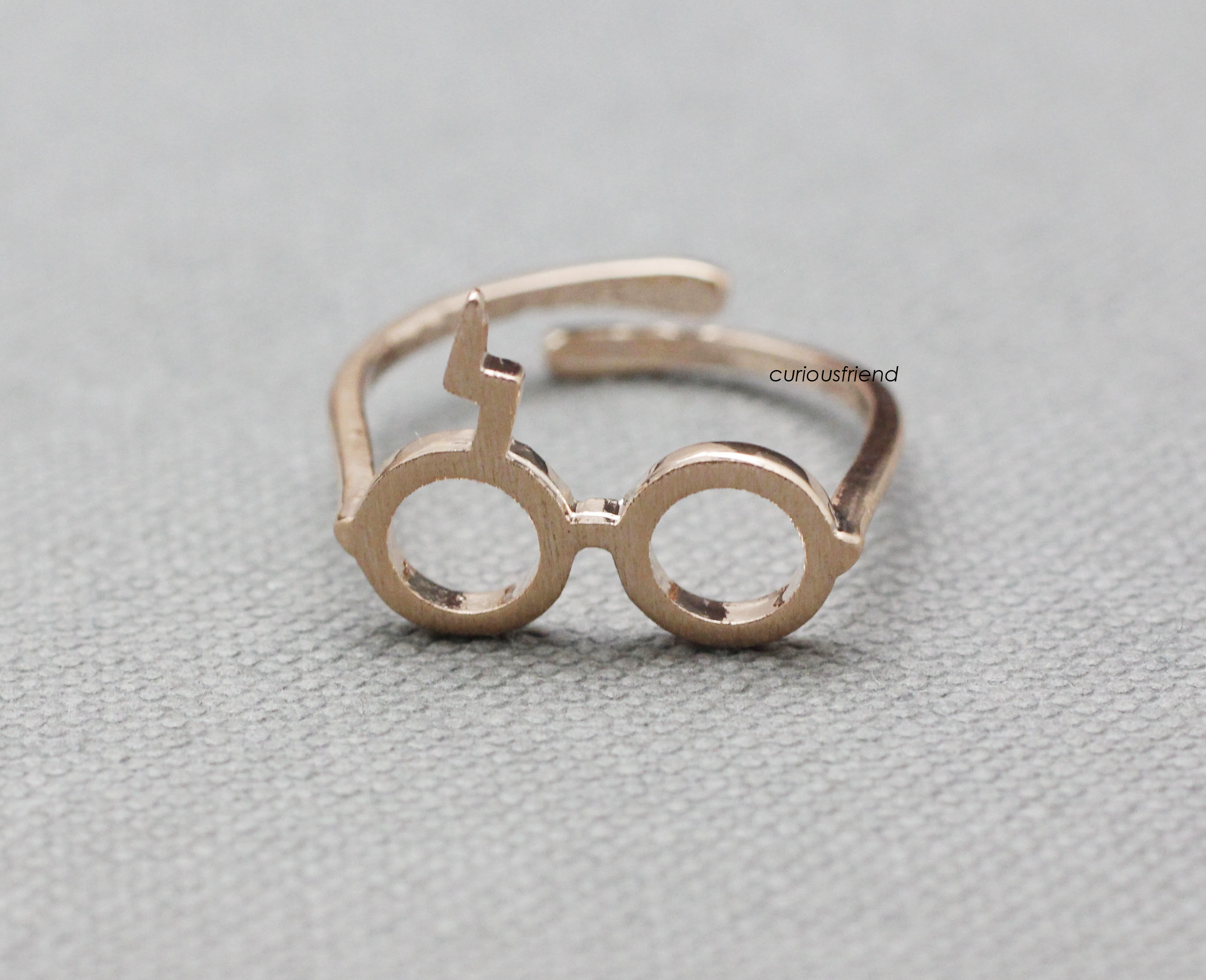 Adjustable Cute Harry Potter Glasses Ring ,,glasses Ring (3colors) on ...