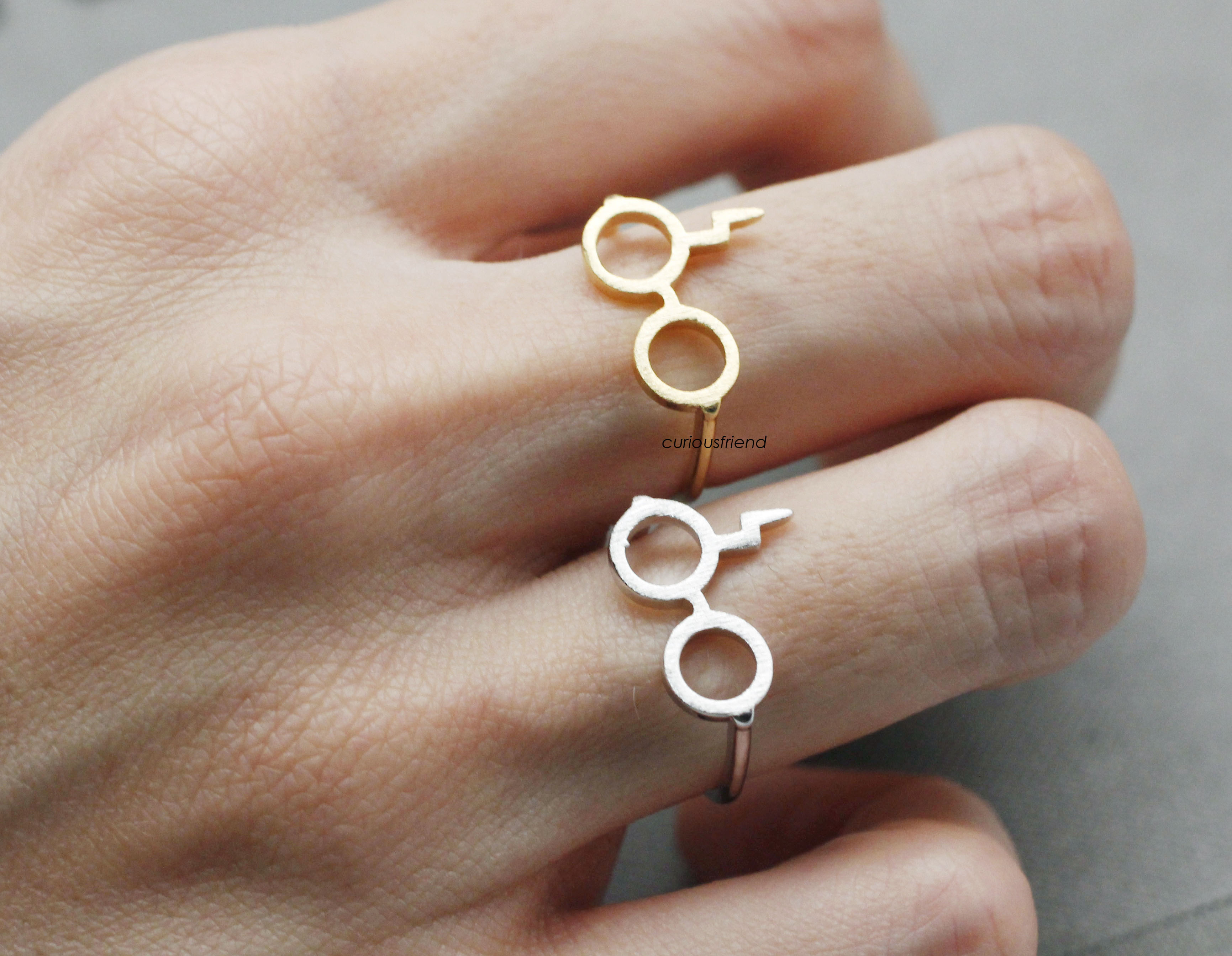 Adjustable Cute Harry Potter Glasses Ring ,,glasses Ring (3colors) on ...